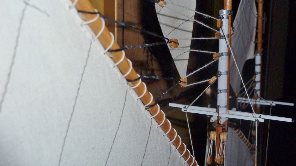 Model Build - Bluenose II: 11 - Some Initial Rigging