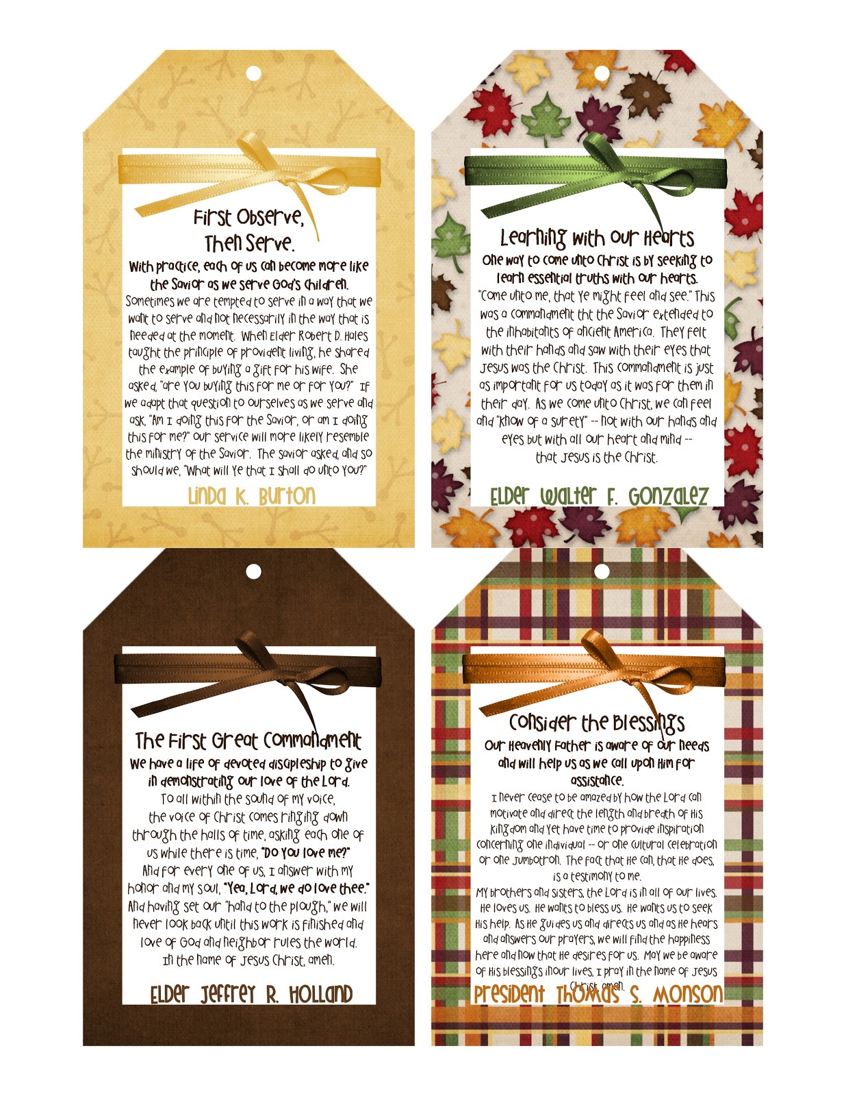 Prepared NOT Scared!: October 2012 General Conference Tags are Here!