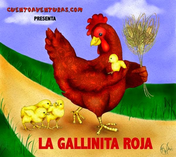 CONSTRUCCION LITERARIA: LA GALLINITA ROJA