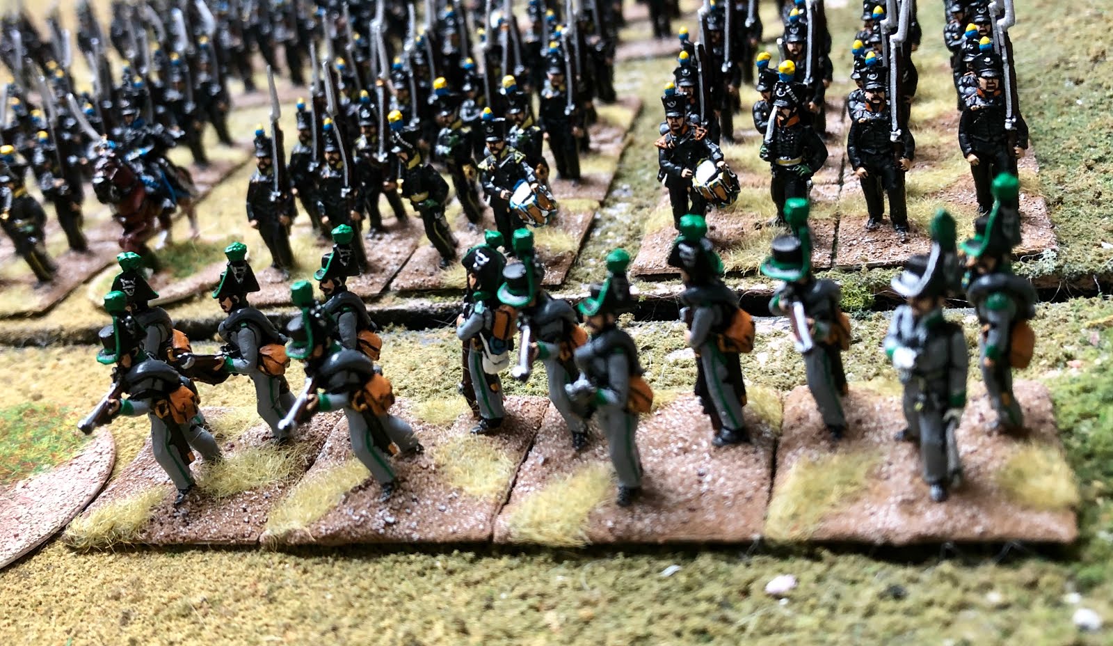 wargaming in 28 mm and sometimes smaller: The Black Brunswickers in a ...