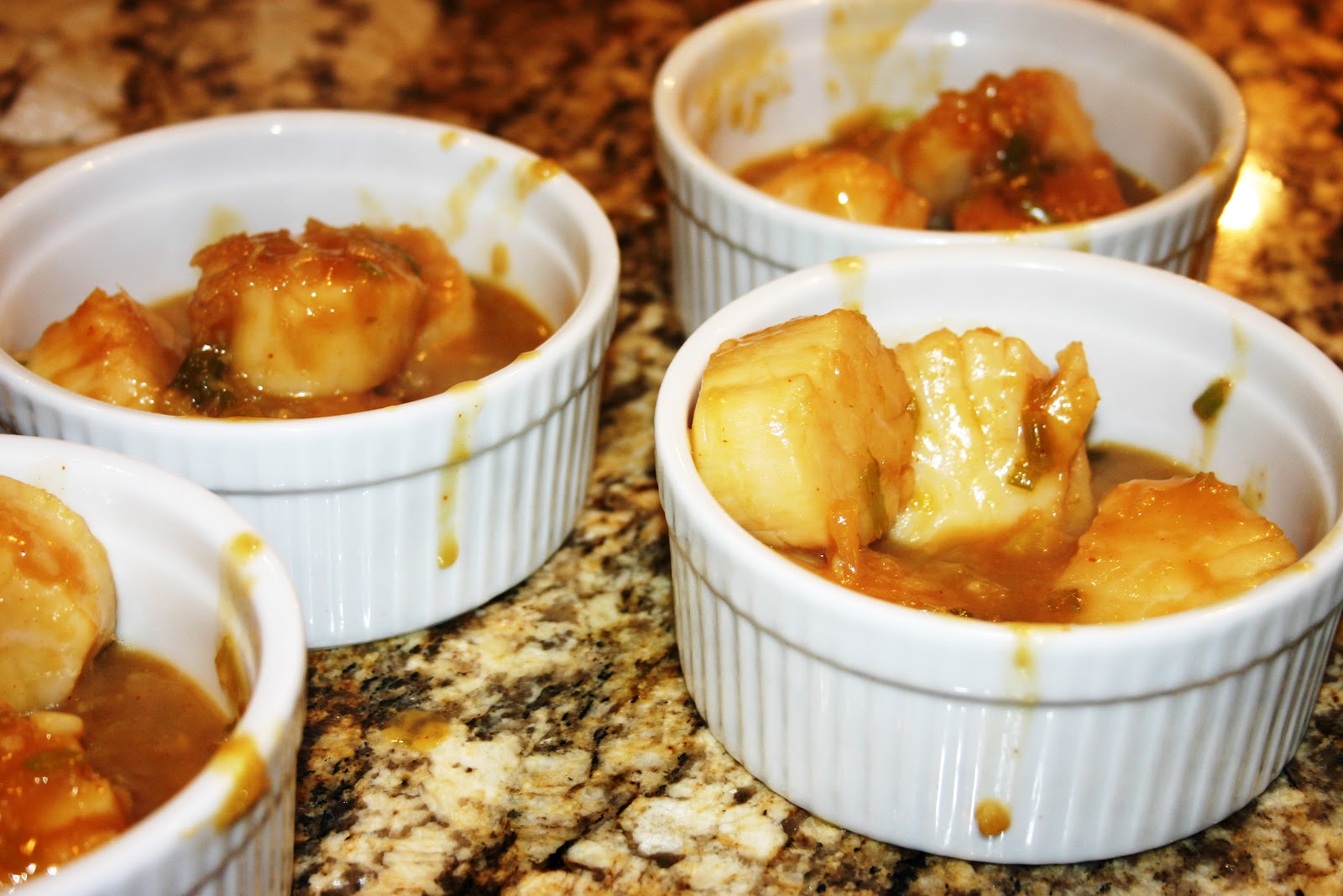 organic laguna: Scallops with Orange Glaze