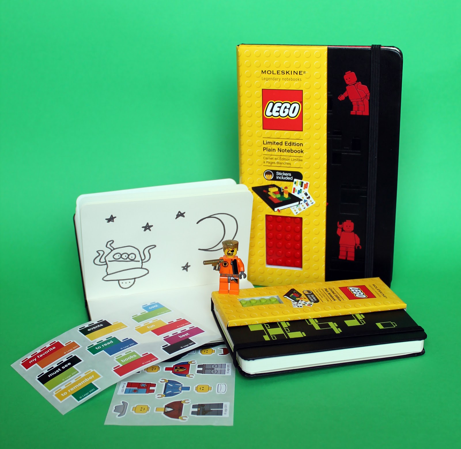 Stationery to Make You Smile: LEGO x Moleskine Notebooks