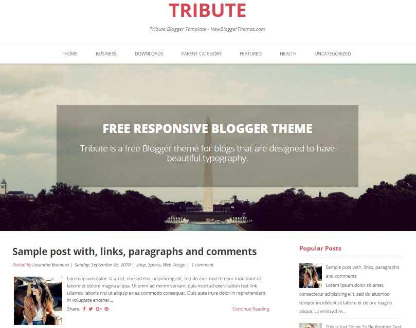 Tribute - BTemplates