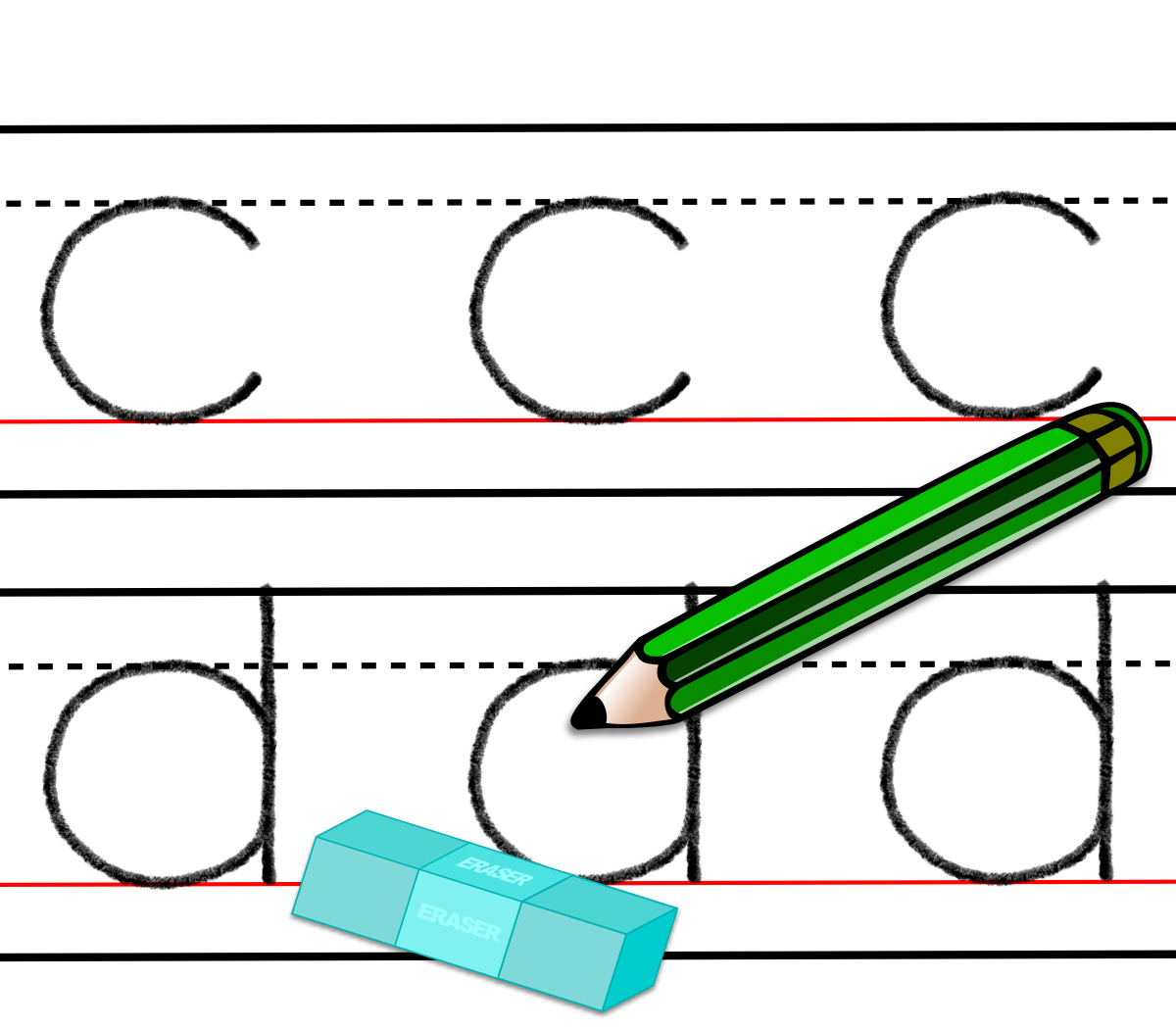 Writing Lowercase Letters: Up to Down or Down to Up? Does it Matter ...