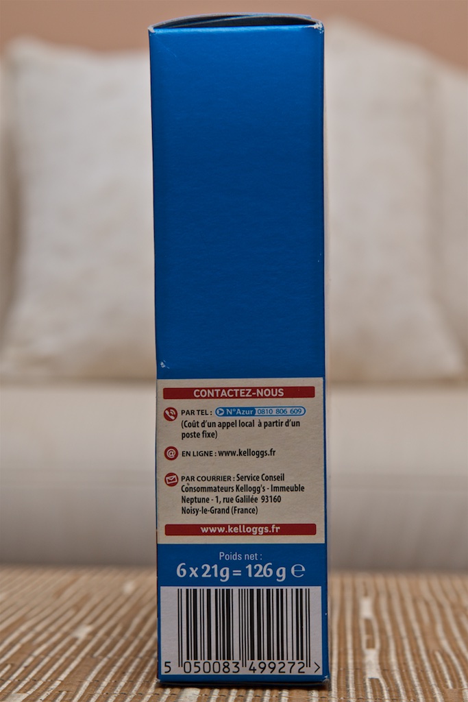 Trésor Sticks Chocolat au Lait (6x21g) par Kellogg's