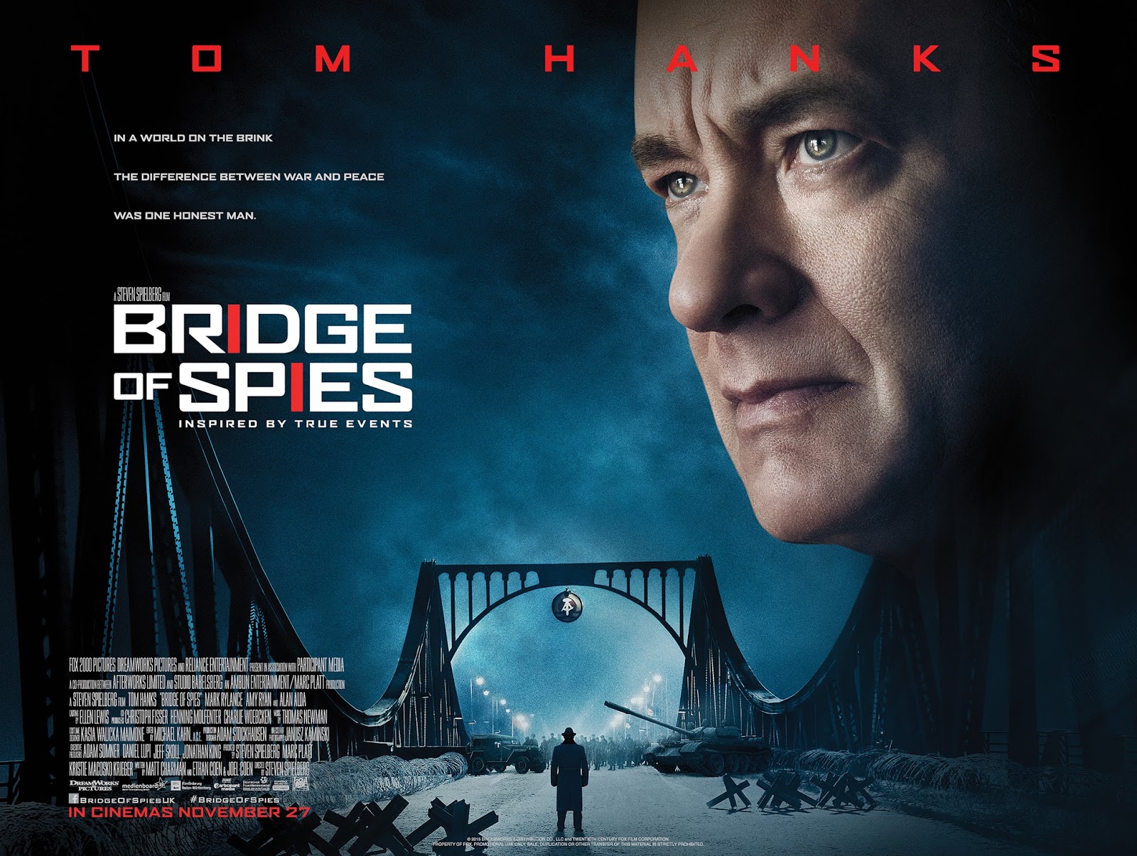 New Poster And Quad Poster For Bridge Of Spies