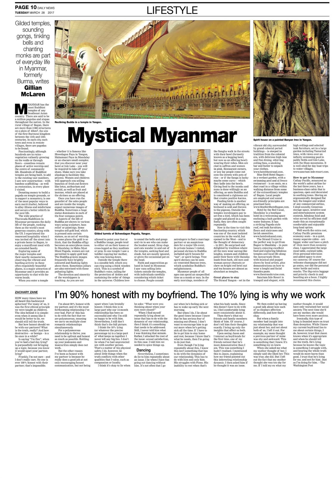 Gillian Mclaren Travel and Science Writer: Mystical Myanmar • Daily ...