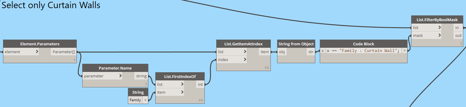 The Architect's Desktop: Dynamo: Selecting All Curtain Walls