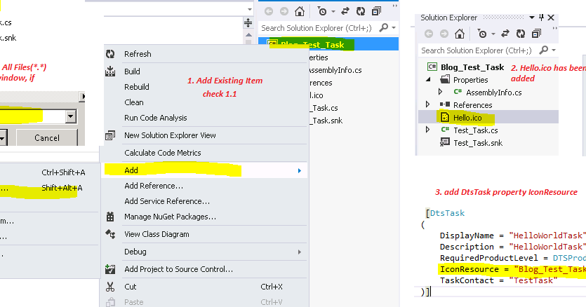 Nothing is Bug Free …: Add icon into a SSIS Custom Task