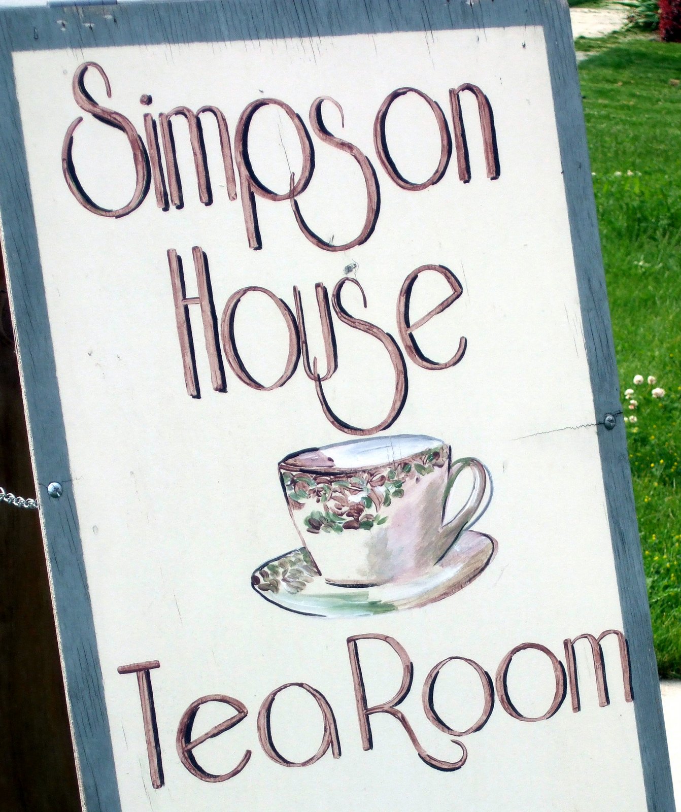 Rosemary's Sampler: Simpson House Tea Room