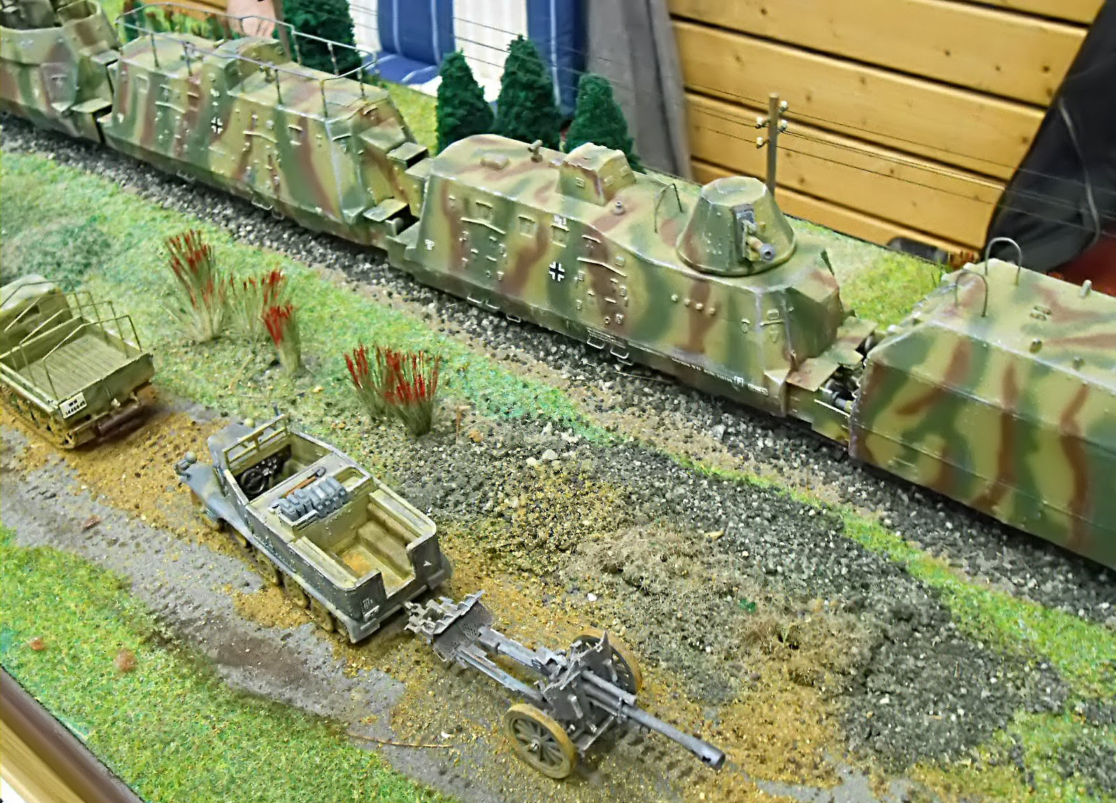 Découverte de maquettes: Le train blindé allemand"Panzerzug n°32".