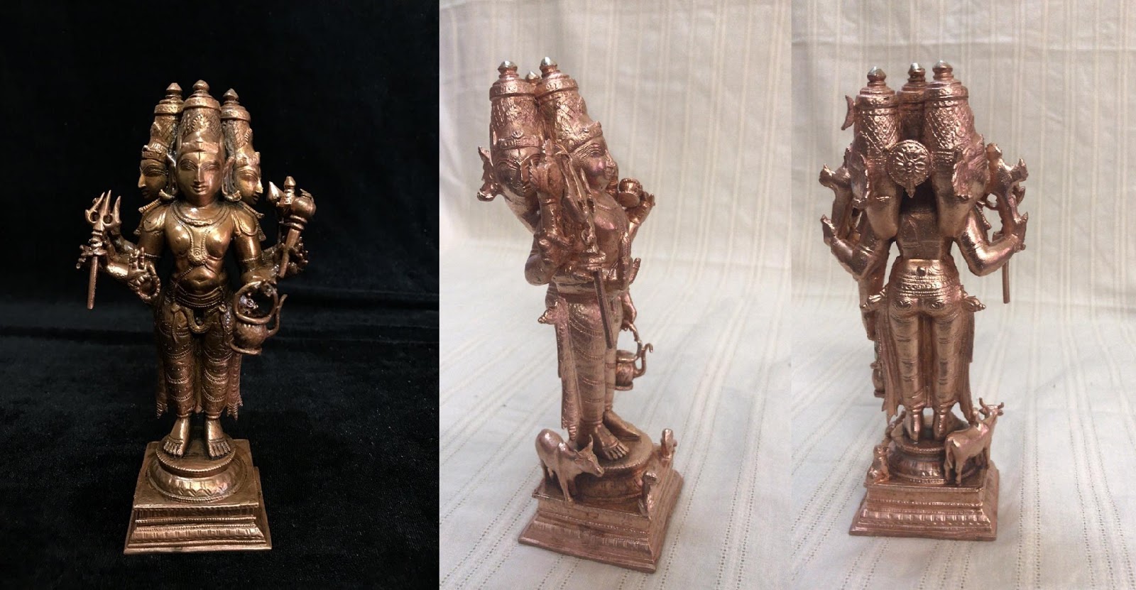 Copper Hindu God Statues- The Antique Replicates