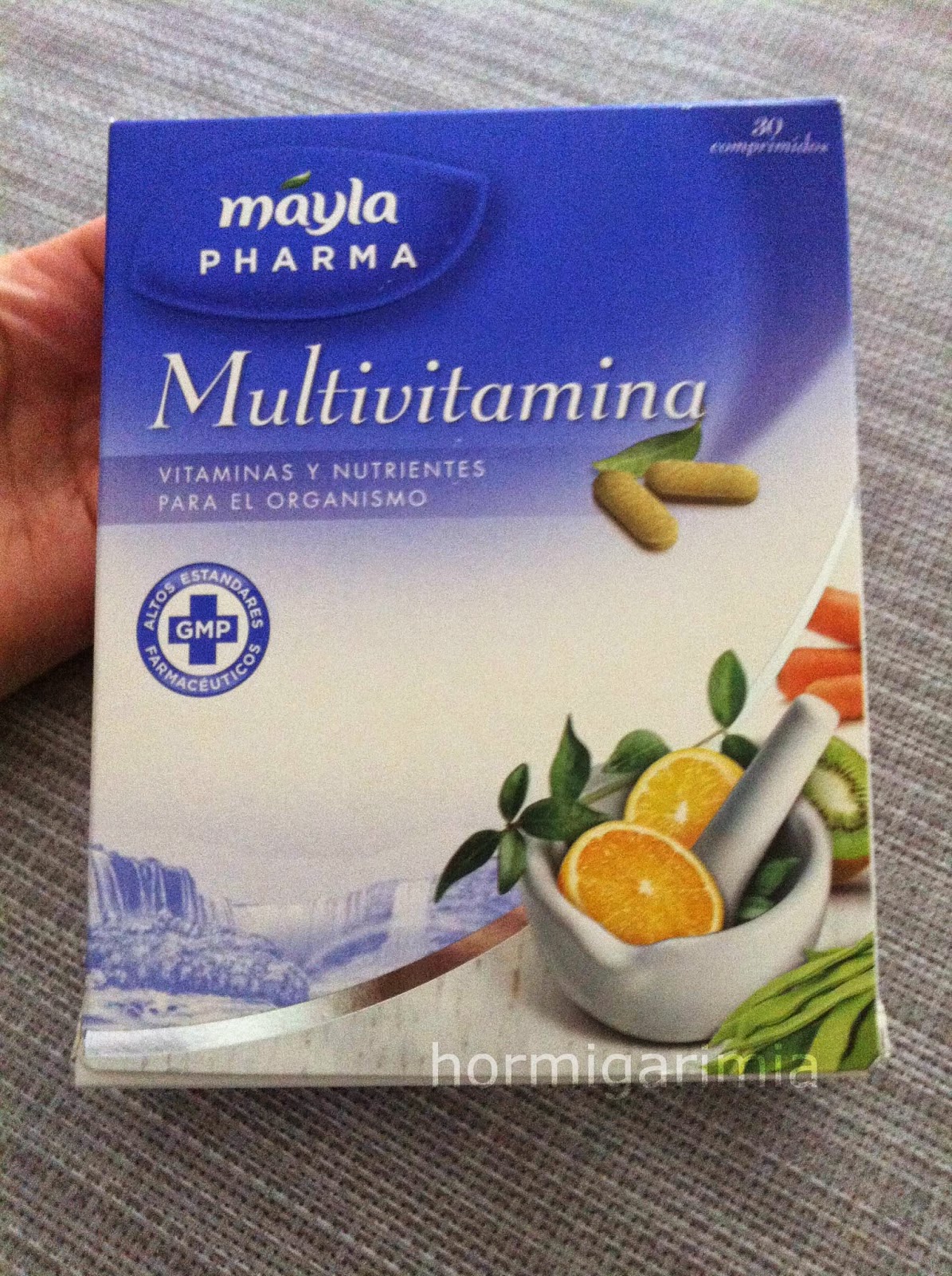 MULTIVITAMINA DE MAYLA PHARMA. - HORMIGARIMIA