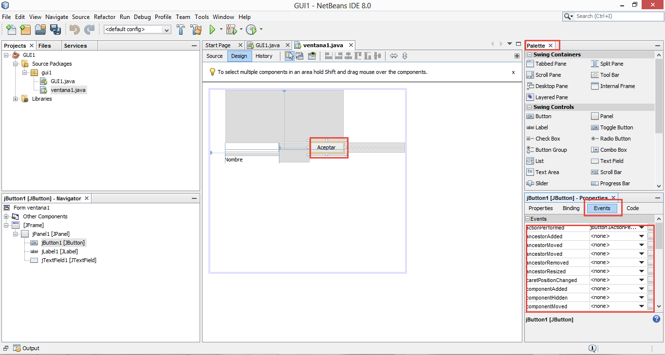 Códigos Tip: Interfaz gráfica en Java-Netbeans Parte 2