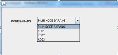 Cara Memberikan Nilai List Item Pada JCombo Box Pada Java - Java Swing ...