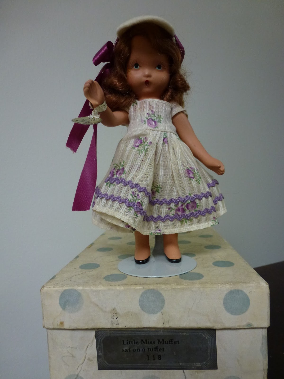 Nancy Ann Storybook Dolls: Storybook Series #118 "LITTLE MISS MUFFET ...