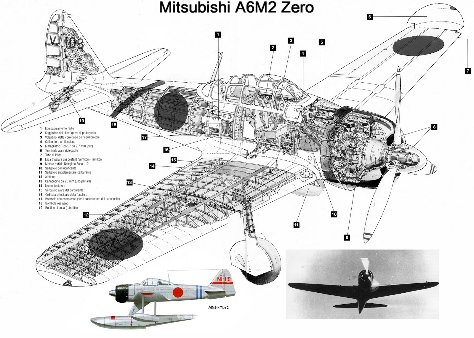 (TESTE Aviões militares): Mitsubishi A6M Reisen (Zero)