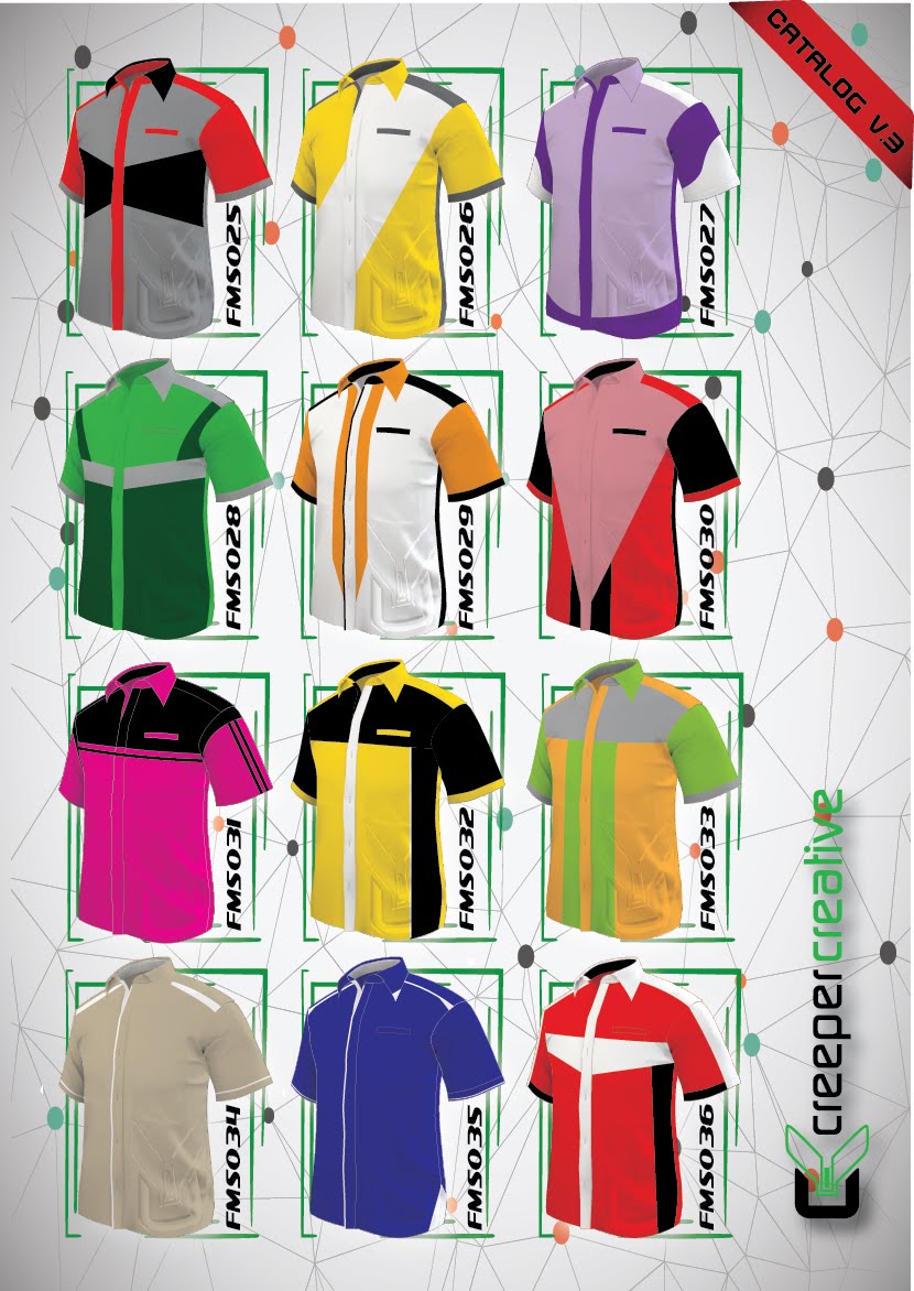 Antara Contoh Design Baju Uniform Custom Made Khas - Long Back Shirt Mens