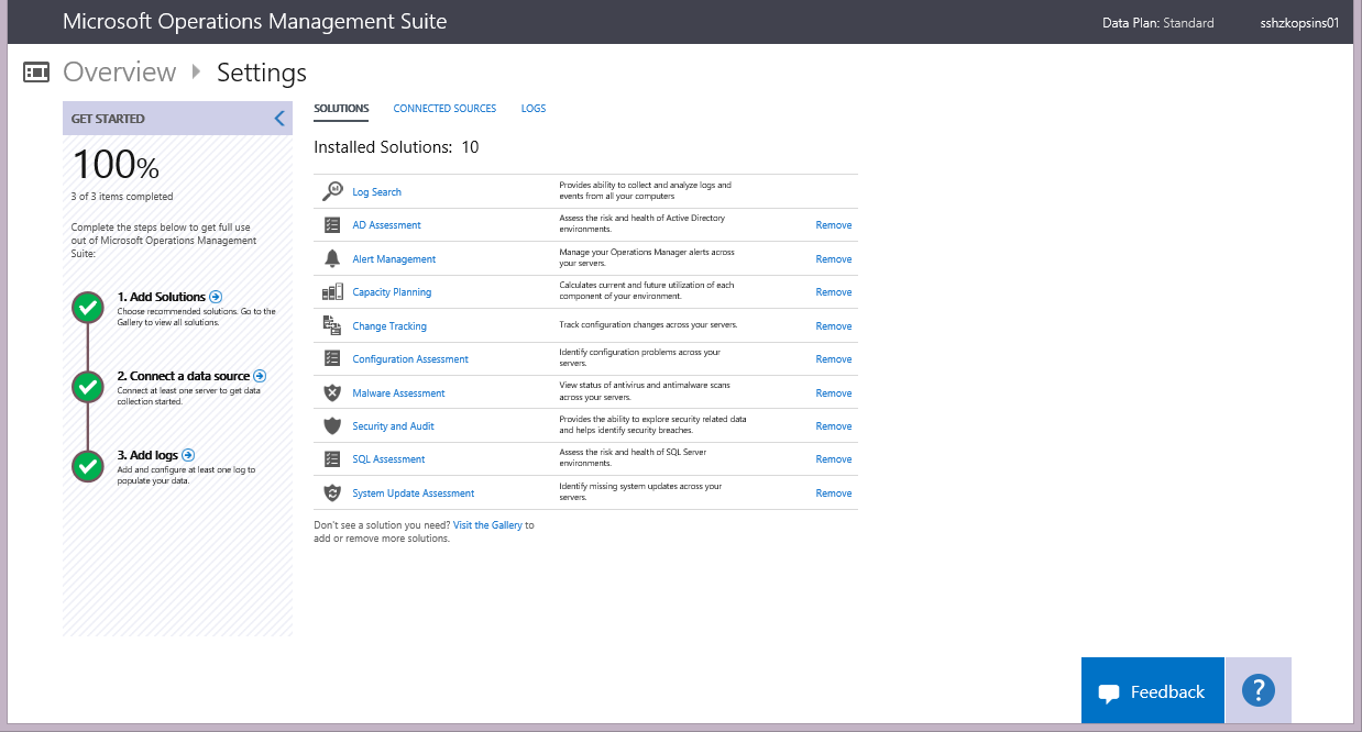 さっしーの試してみるか3: Microsoft Operations Management Suite