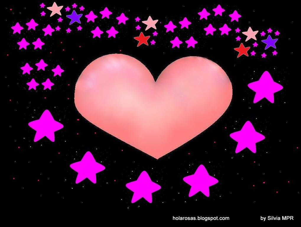 Imagenes De Corazones Brillantes Con Frases De Amor