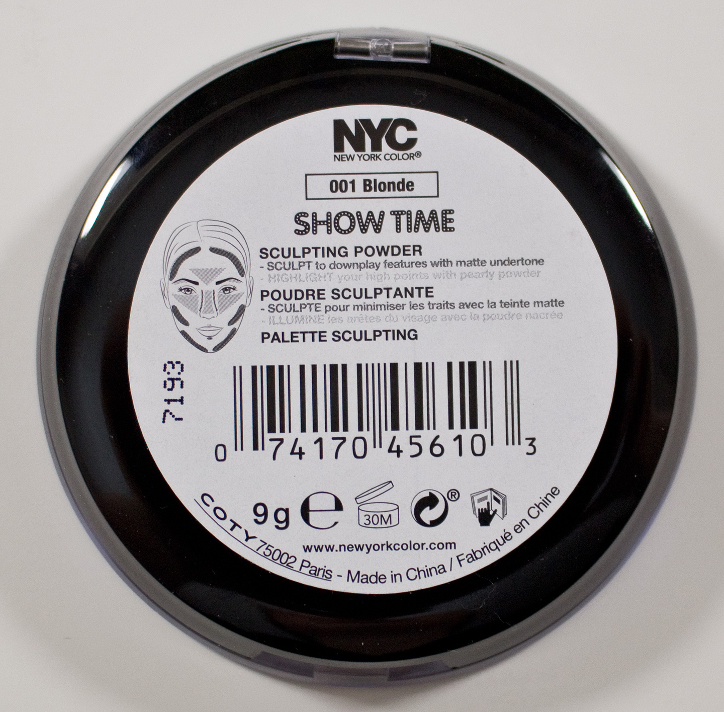 WARPAINT and Unicorns: NYC Showtime Sculpting Powder 01 Blonde ...