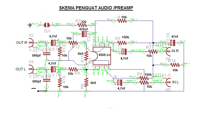 MESERVICE: Skema_ Penguat Audio _Preamp