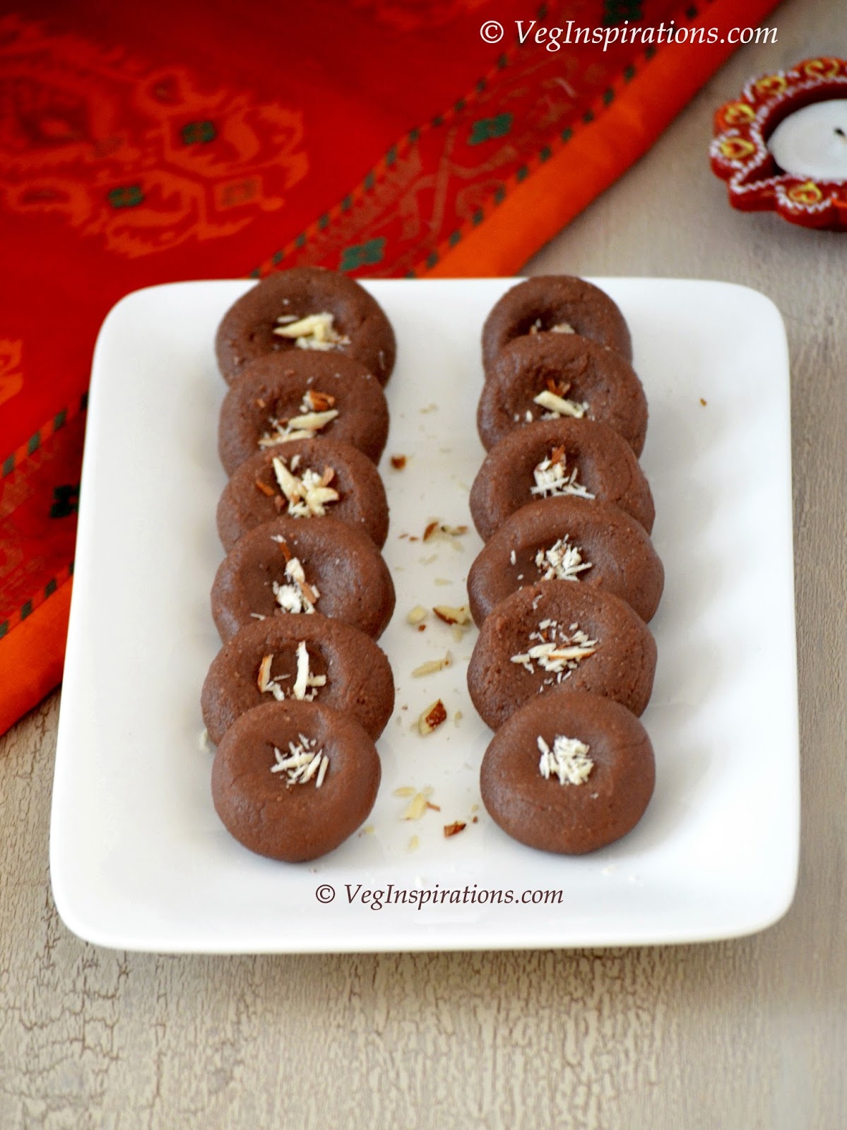 Easy Chocolate Pedha in under 5 mins ~ Indian chocolate fudge ~ Easy ...