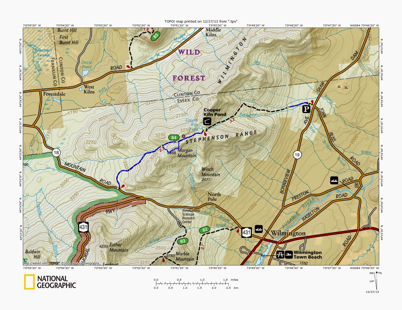 Off on Adventure: Morgan Mountain & Cooper Kiln Pond - Taylor Pond Wild ...