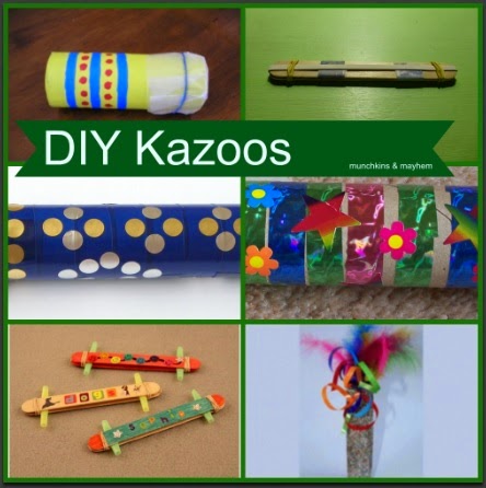 DIY Kazoos | Munchkins and Mayhem