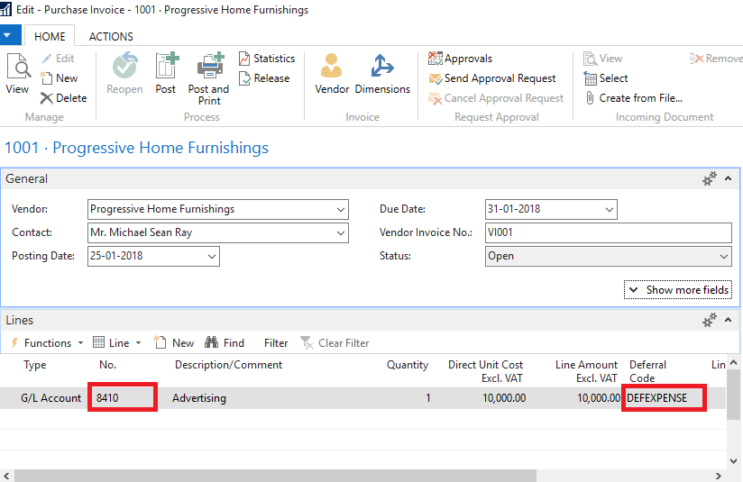 Nandesh Gowda : Defer Revenues and Expenses, Deferral Templates NAV