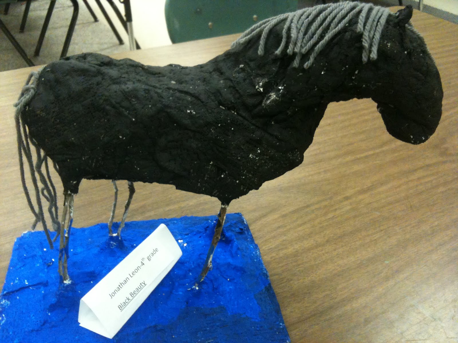 Art Room Blog: Plaster Cast Horses-Art Club Project