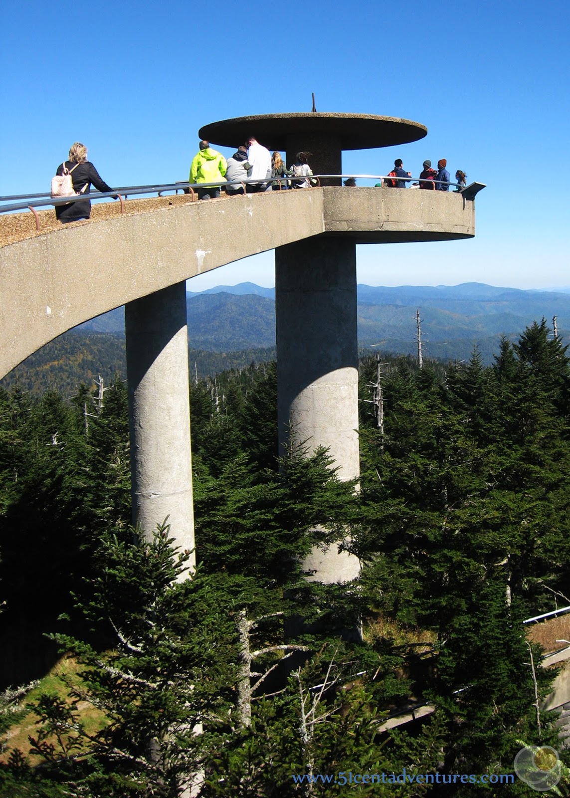 51 Cent Adventures: Clingmans Dome - Great Smoky Mountains National ...