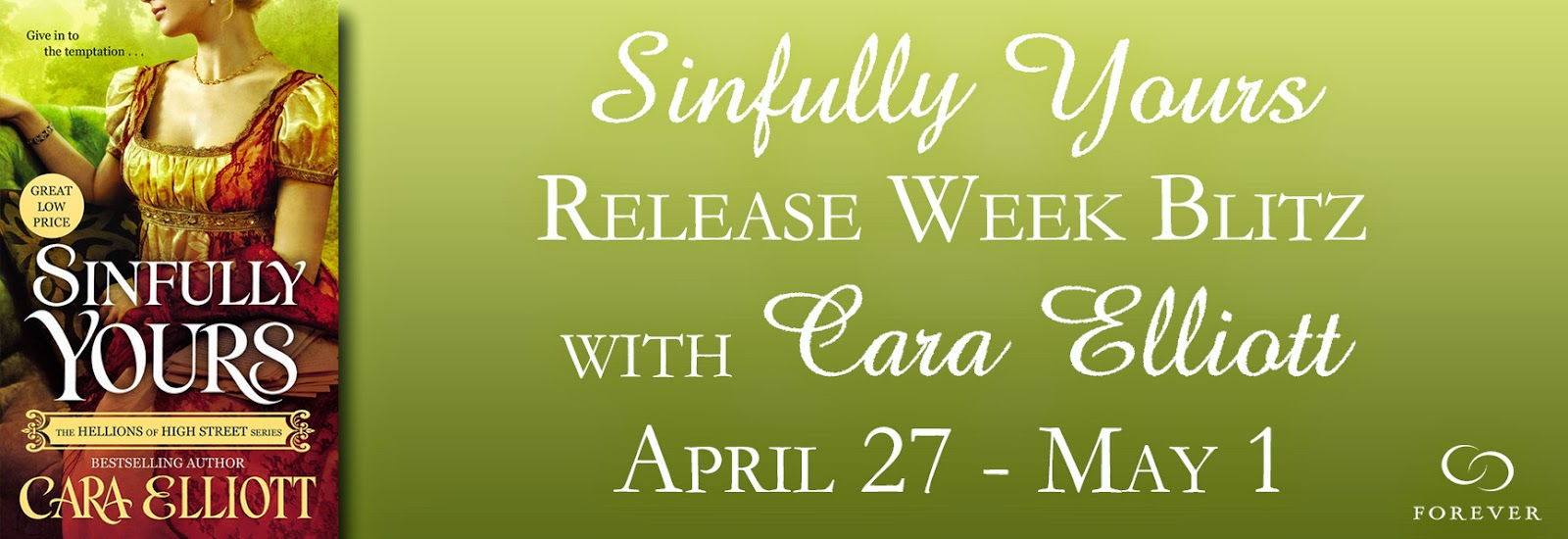 SOS Aloha Book Reviews and More: Aloha to Cara Elliott and SINFULLY YOURS