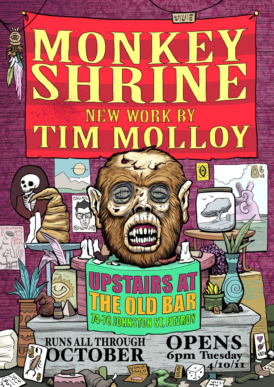 From Earth's End - a New Zealand Comics Blog: EXHIBITION: Monkey Shrine ...