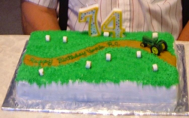 Cakes by Ruth: John Deer 74th Birthday Cake