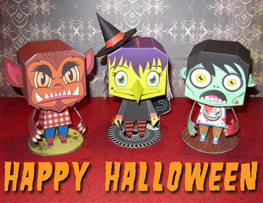 2011 Halloween Papertoys | Papercraft Paradise | PaperCrafts | Paper ...