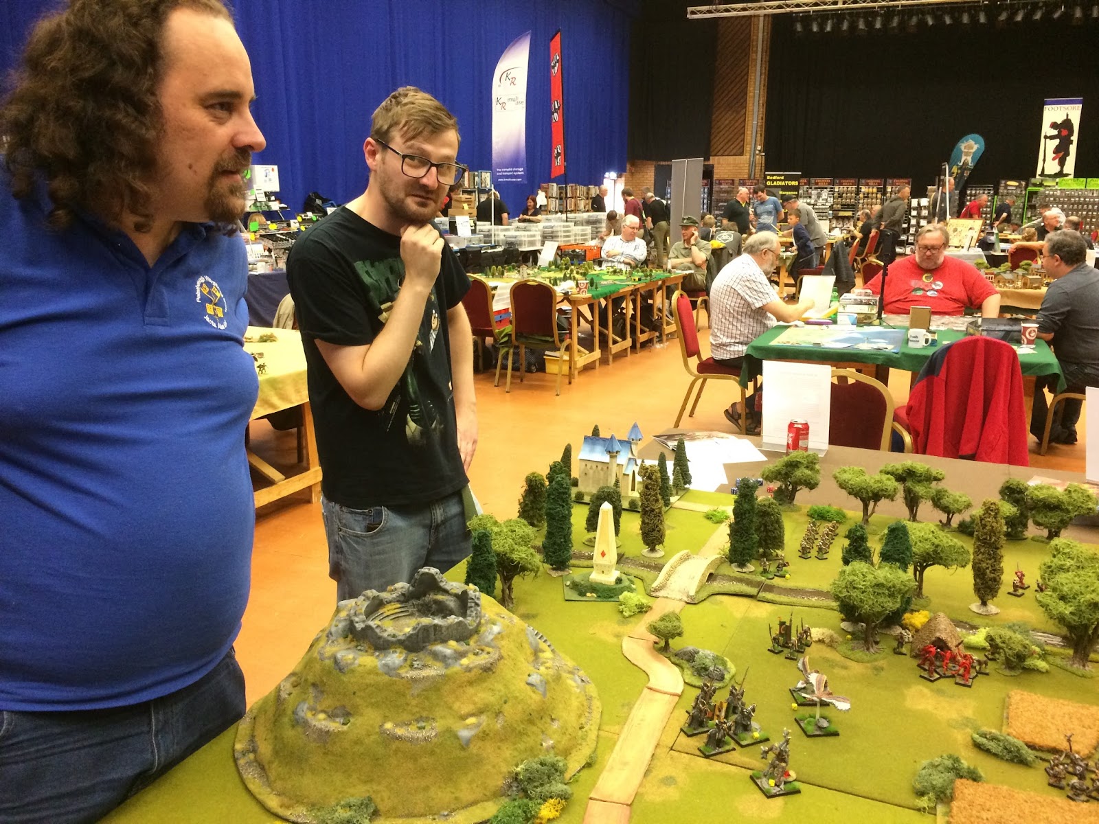 Andy's Wargaming Blog: A Dark Shadow Gathers - Hereward Wargame Show