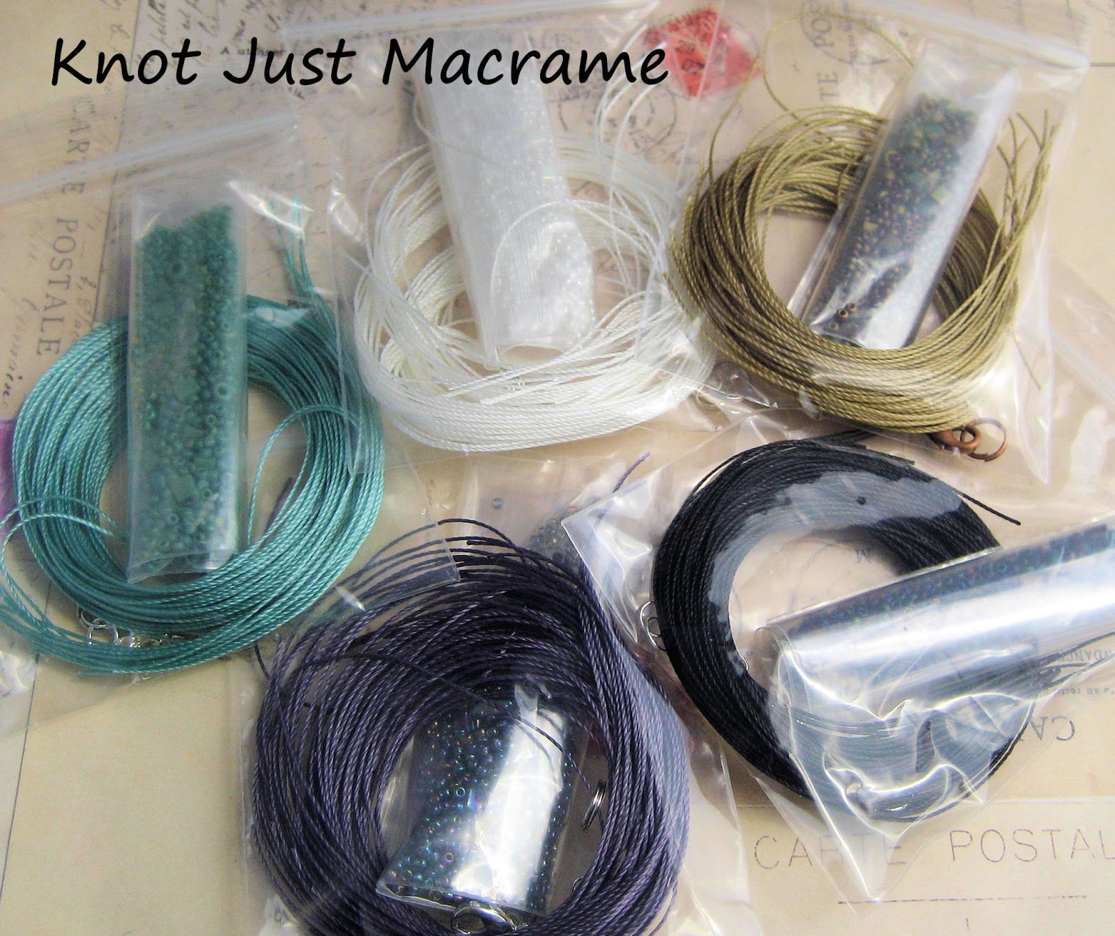 Knot Just Macrame by Sherri Stokey: New in My Shop - Kits for Micro ...