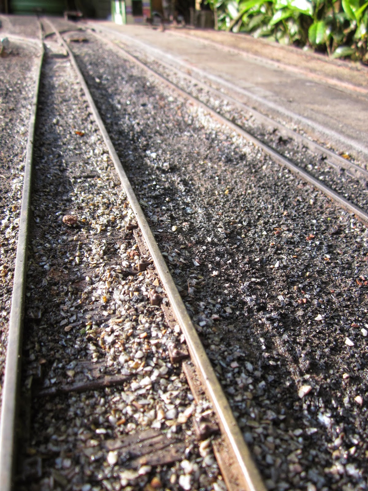 Peckforton Light Railway: How I ballast my track