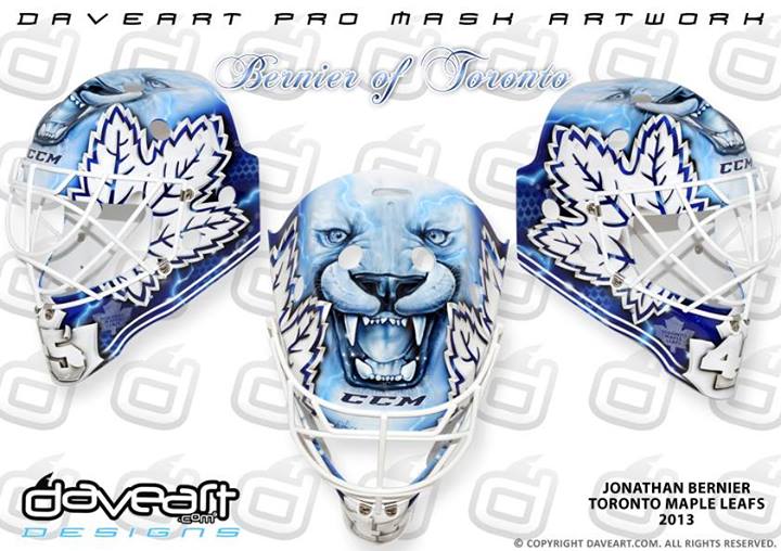 I Love Goalies!: Jonathan Bernier 2013-14 Mask