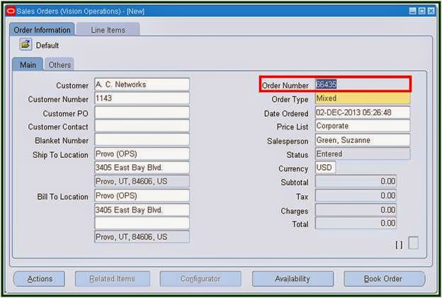 Oracle Applications: Oracle Order to Cash (O2C) Life Cycle