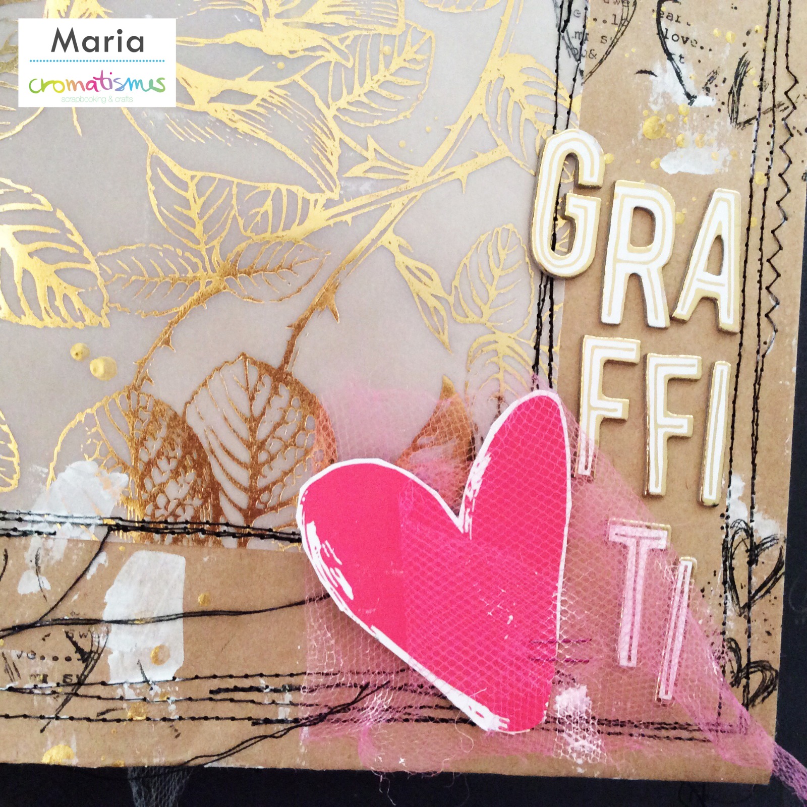 SCRAP & my favourite things: Junk journal graffiti