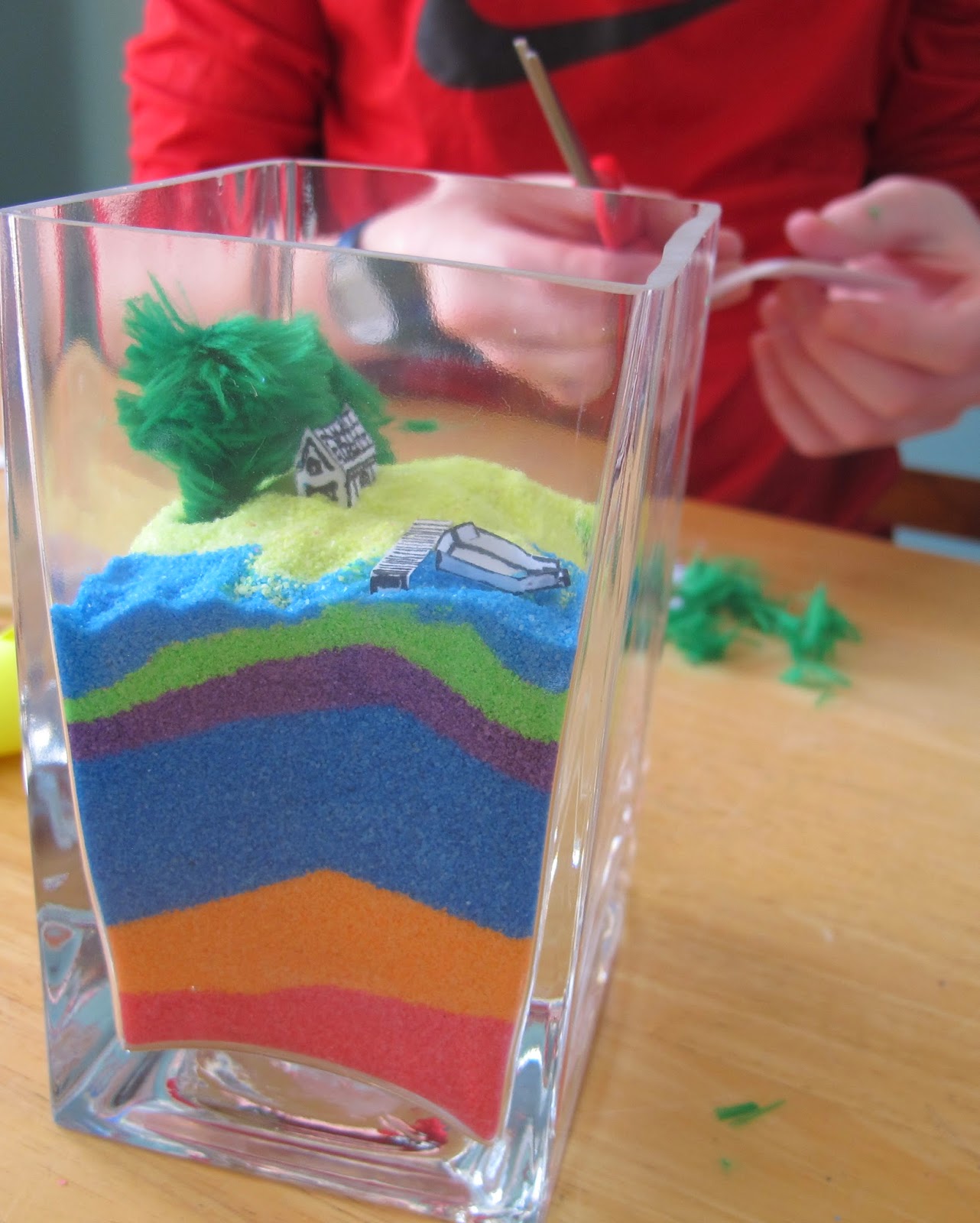 Nutchele: Winter Sand Art Earth Layers