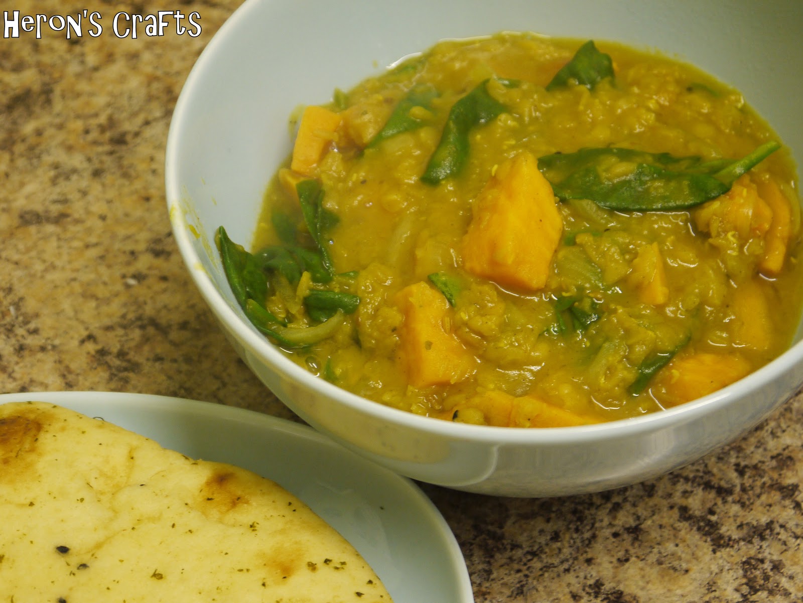 Heron's Crafts: Sweet Potato Dahl Recipe