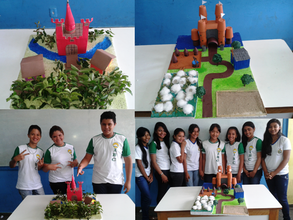 Minutos de sabedoria: Maquete do Senhorio medieval- 7º ano 1