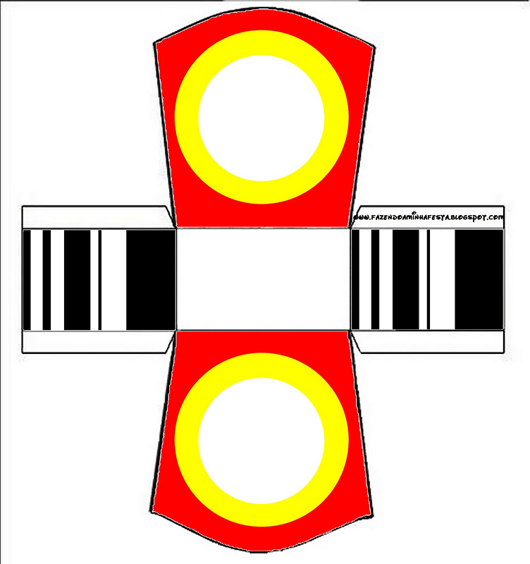 Black, Red and Yellow: Free Printable Boxes. - Oh My Fiesta! in english