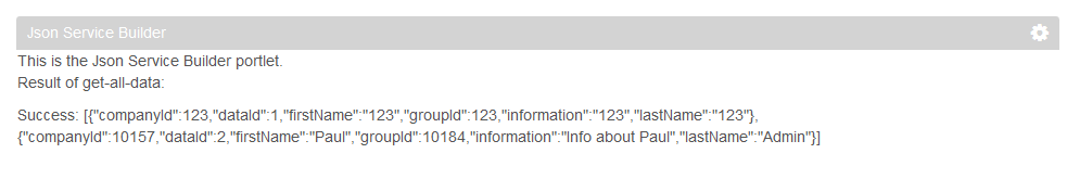 Java/Liferay blog: Extend Service Builder with JSON fields