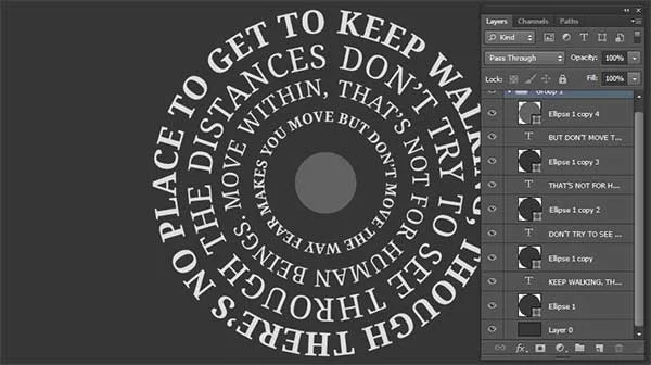 PhotoEffect: How To Type Text in Circle in Photoshop