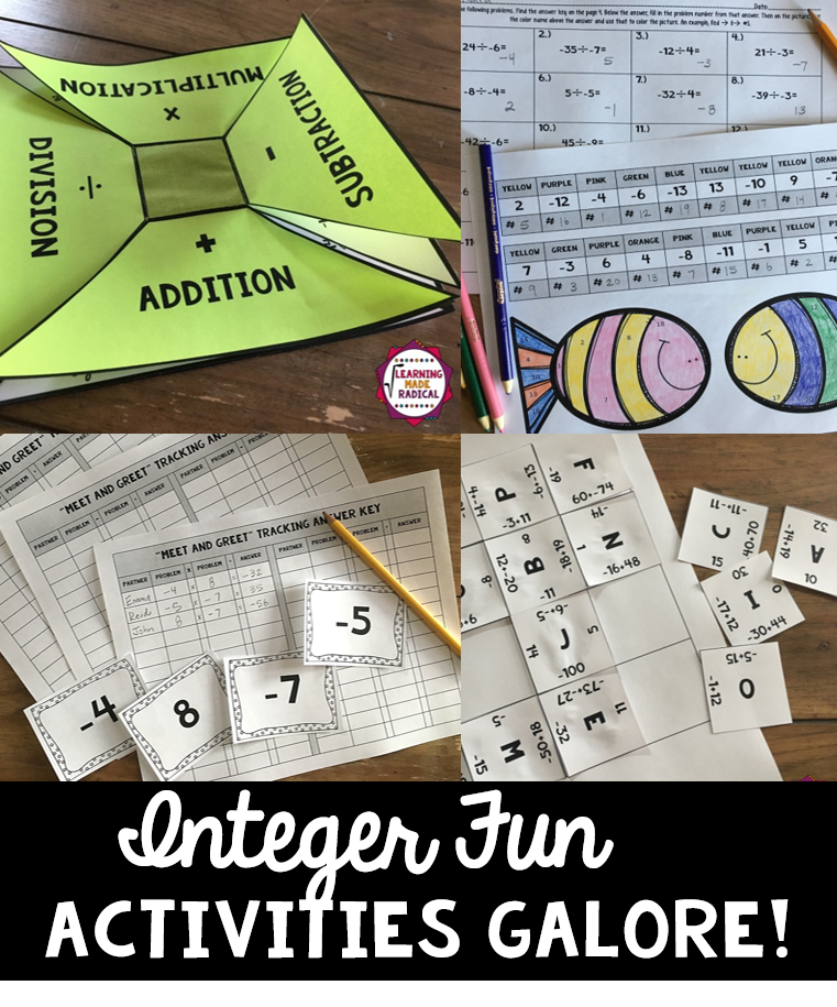 Integer Fun! | Learning Made Radical