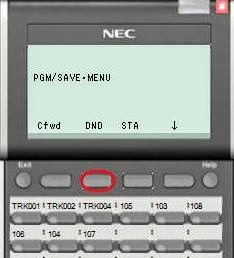 NEC SV8100 Phone Training: DND Do not Disturb From a display phone